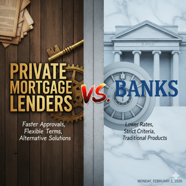 Private Mortgage Lenders vs. Banks: Key Differences Explained