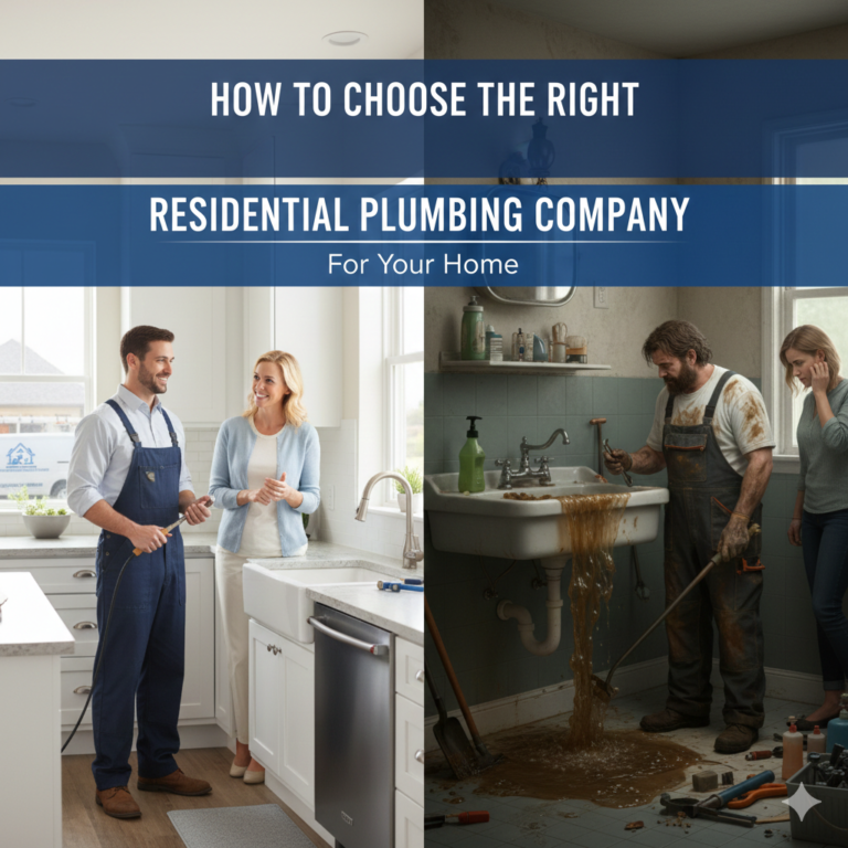 How to Choose the Right Residential Plumbing Company for Your Home