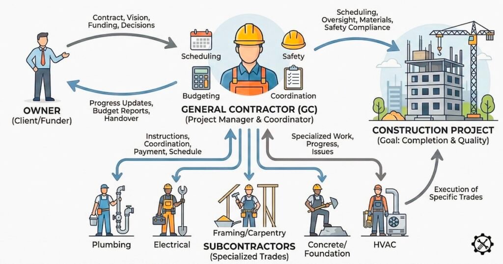 General Contractor in Construction Projects